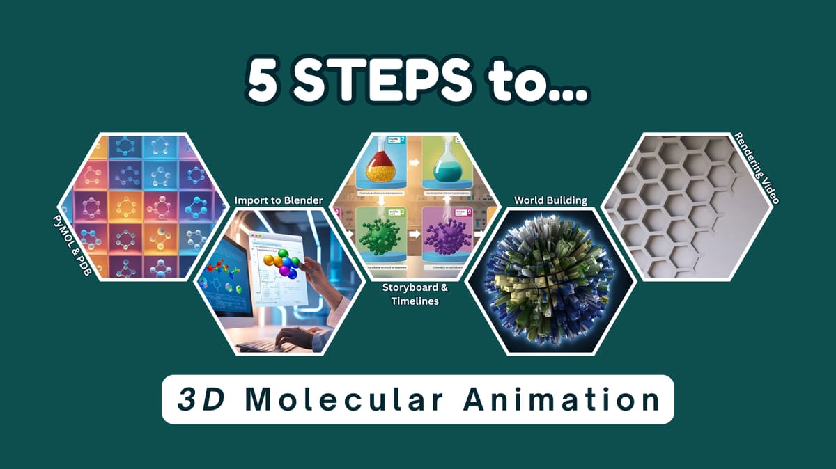 Animate 3D Molecules in a Day - New Tutorial Just Released!